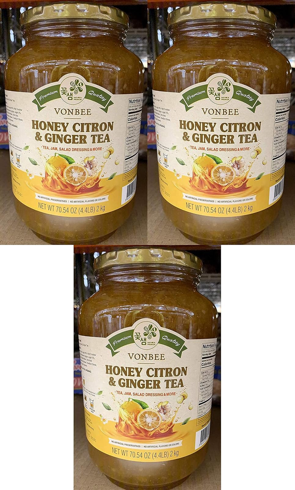 VONBEE Honey Citron Ginger Tea benefits