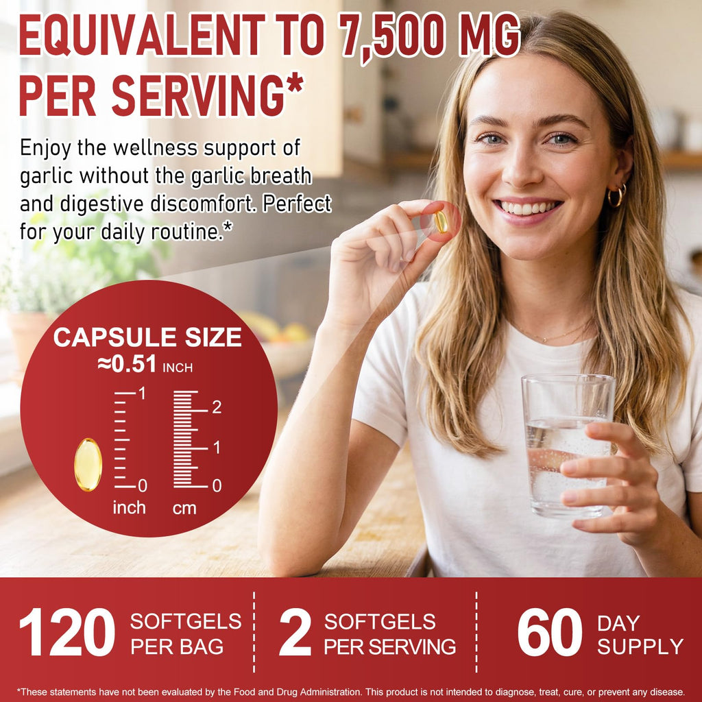 vopxccvy garlic softgels for cholesterol management