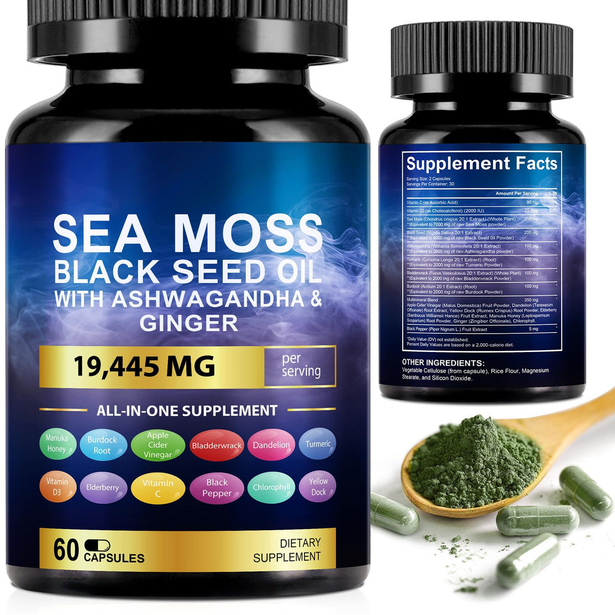 Vortexonix turmeric capsules for wellness