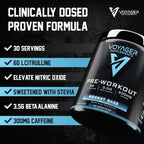 Voyager pre-workout for intense workouts