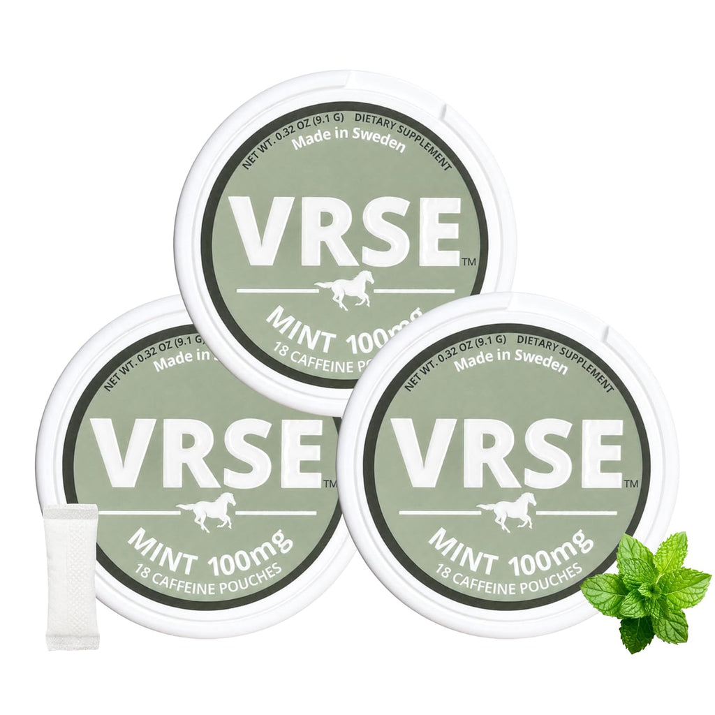 VRSE caffeine pouches mint flavour