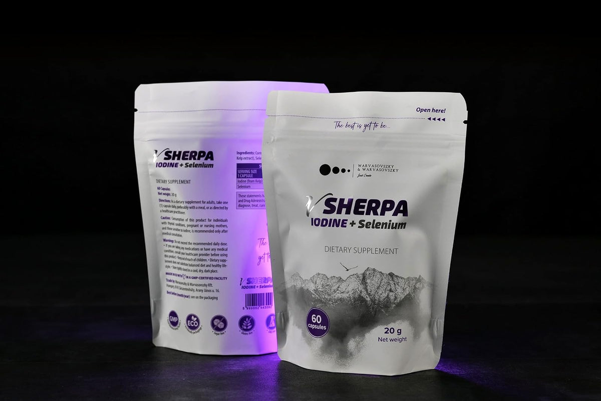 vSherpa iodine capsules for energy boost