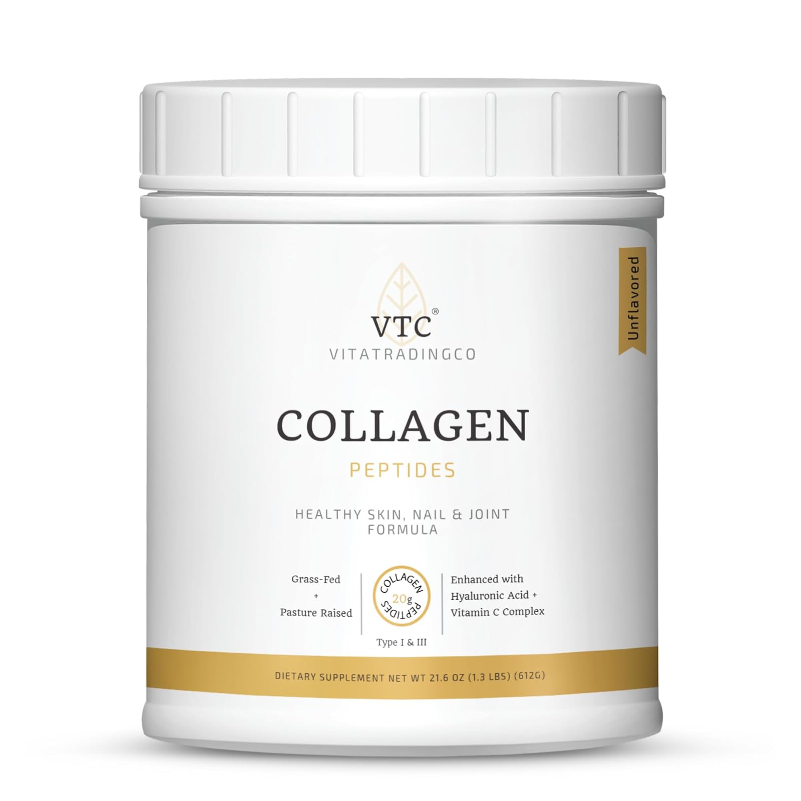 VTC grass-fed collagen peptides benefits