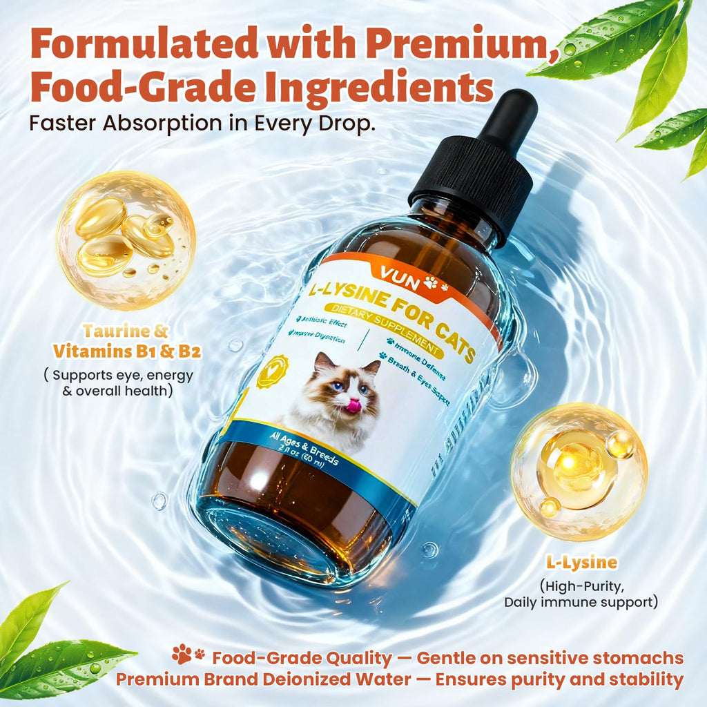 VUN L Lysine drops for immune support