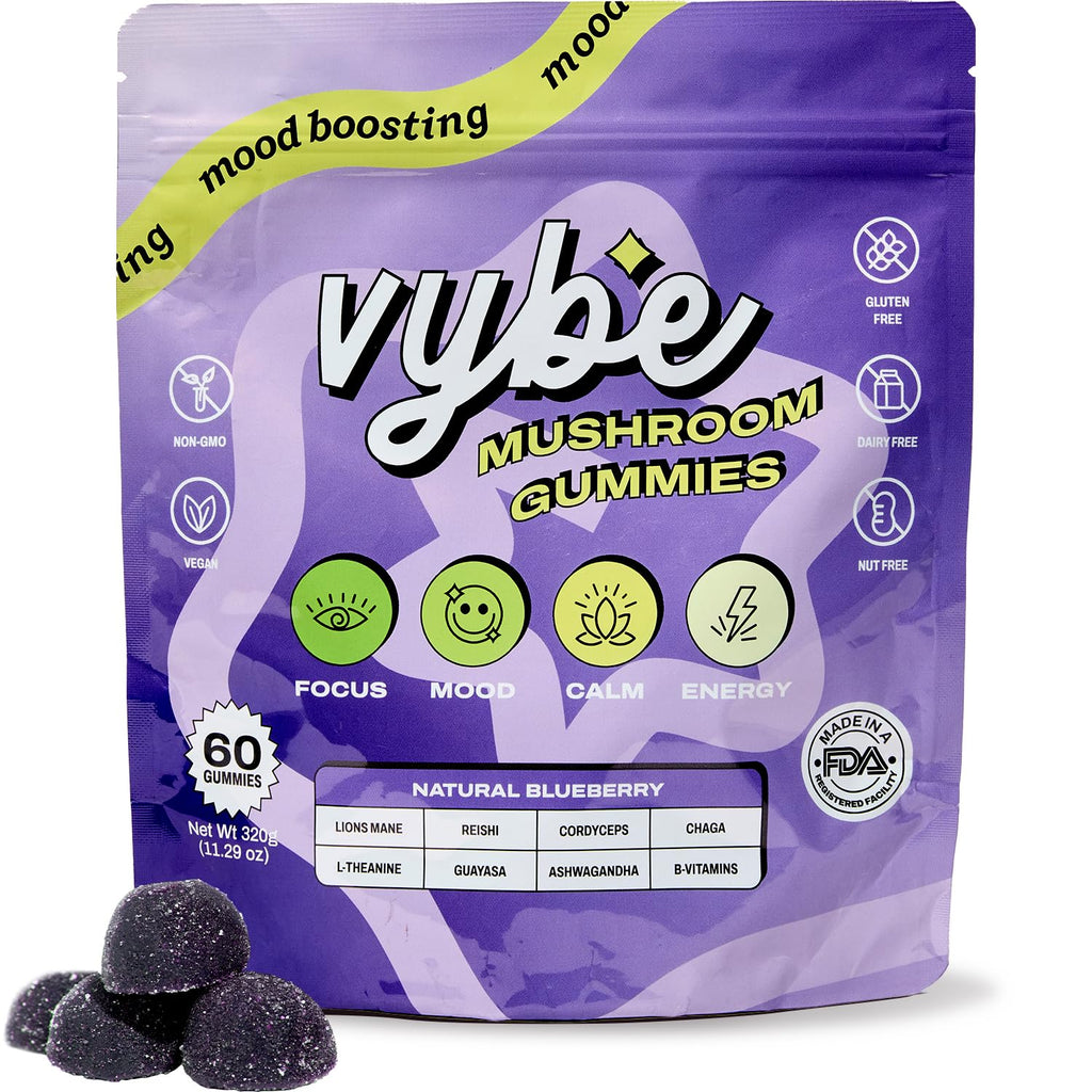 Vybe Daily Nootropic gummies for focus