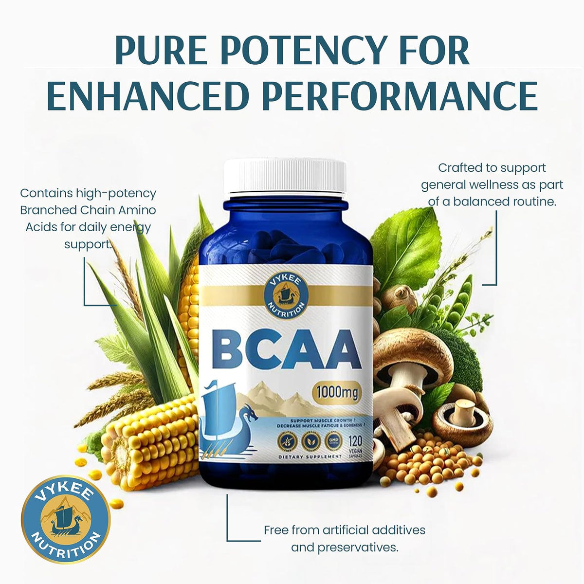 Vykee Nutrition BCAA for fitness enthusiasts