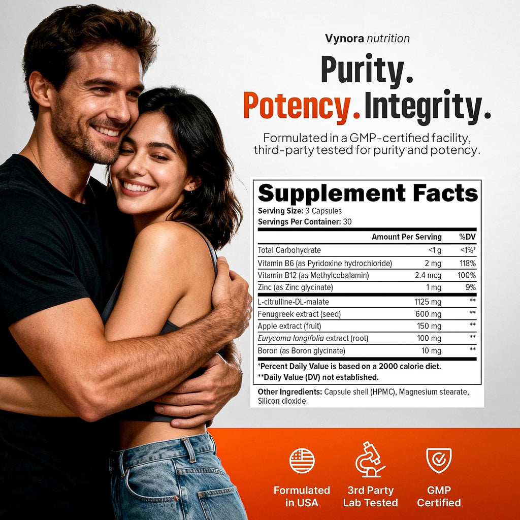 Vynora Nutrition multivitamins for men