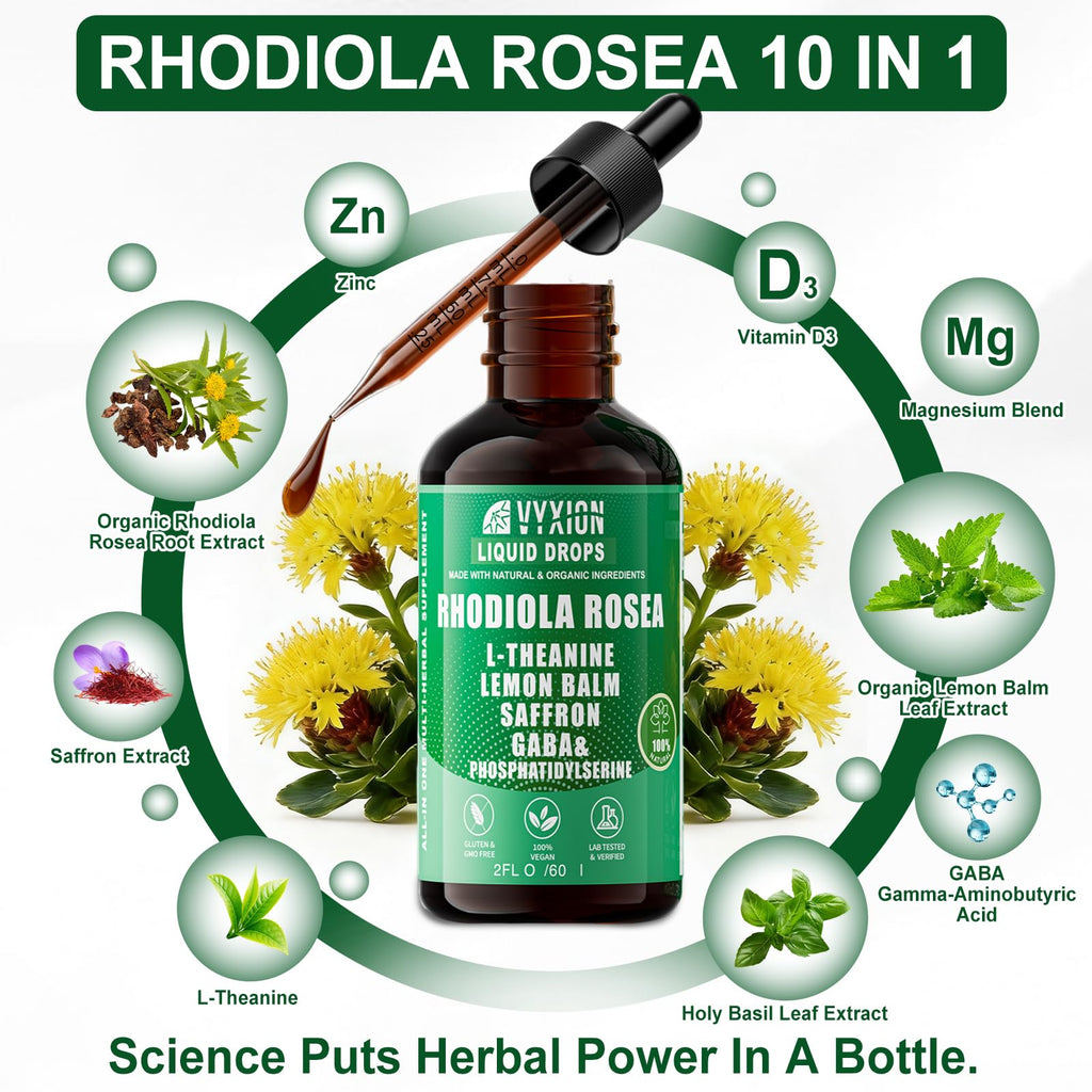 Vyxion adaptogen liquid for energy