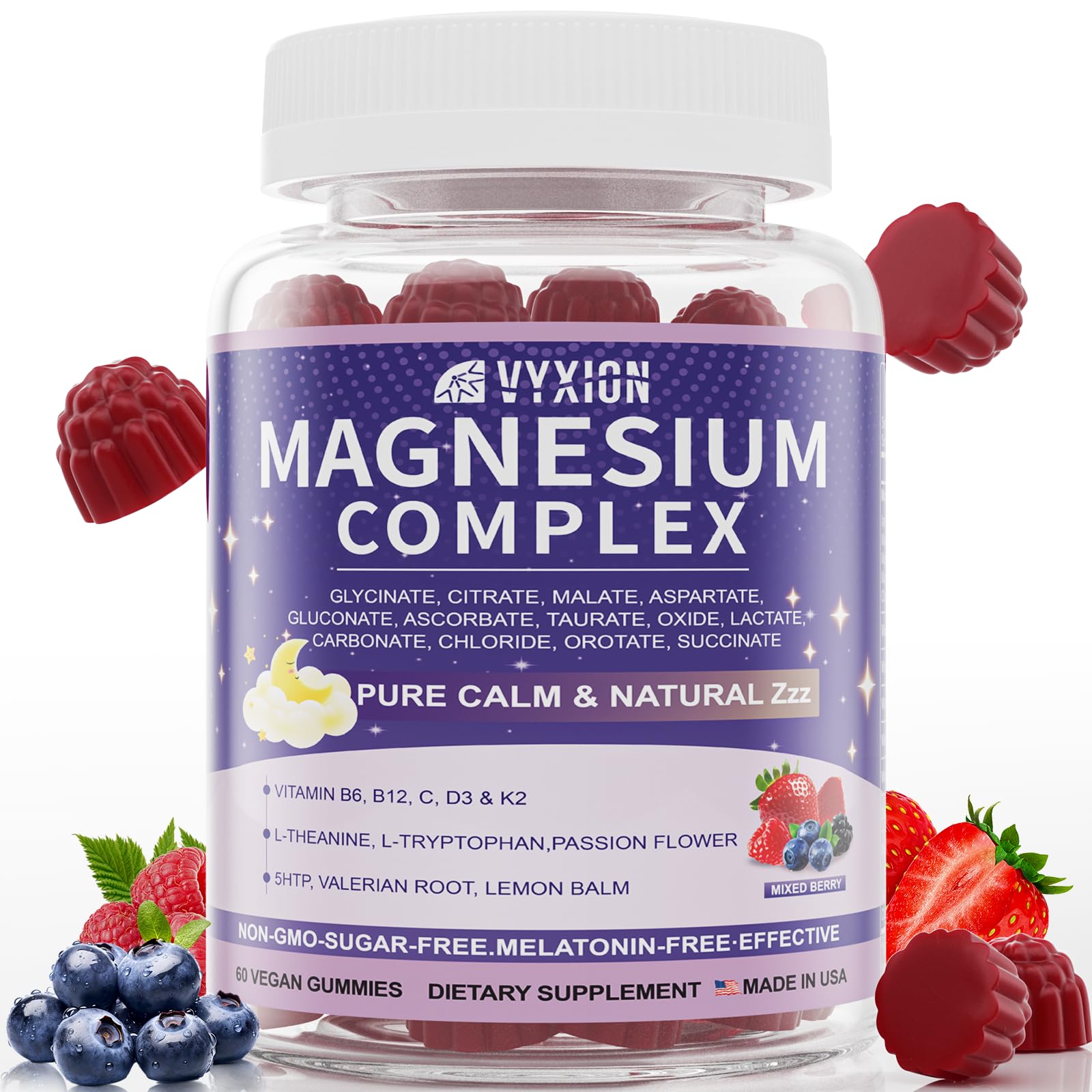 Vyxion magnesium complex gummies benefits