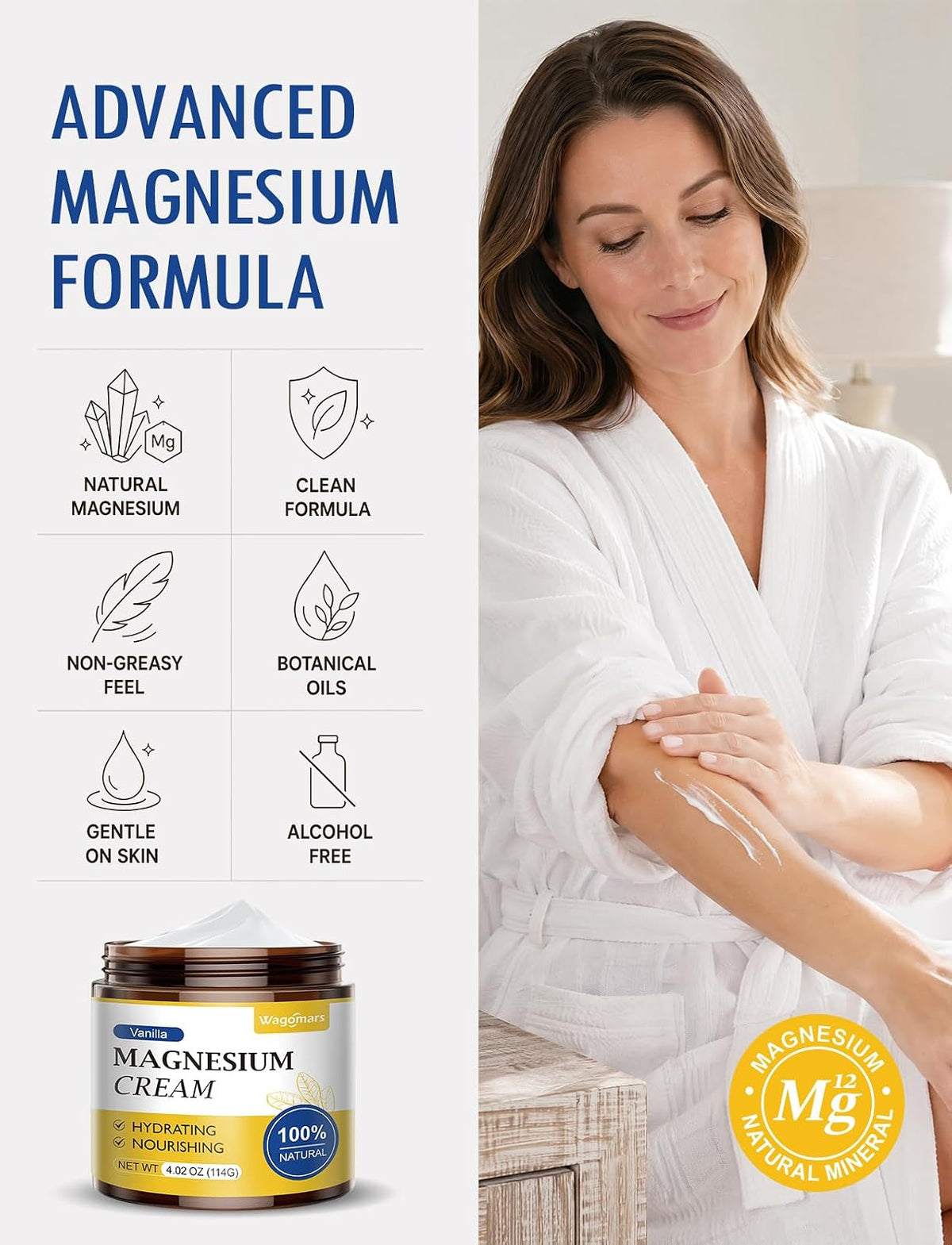 Wagomars lotion for improved sleep quality