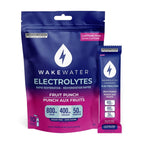 Wake Water electrolyte packets for hydration