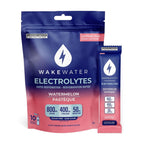 Wake Water electrolyte packets for hydration