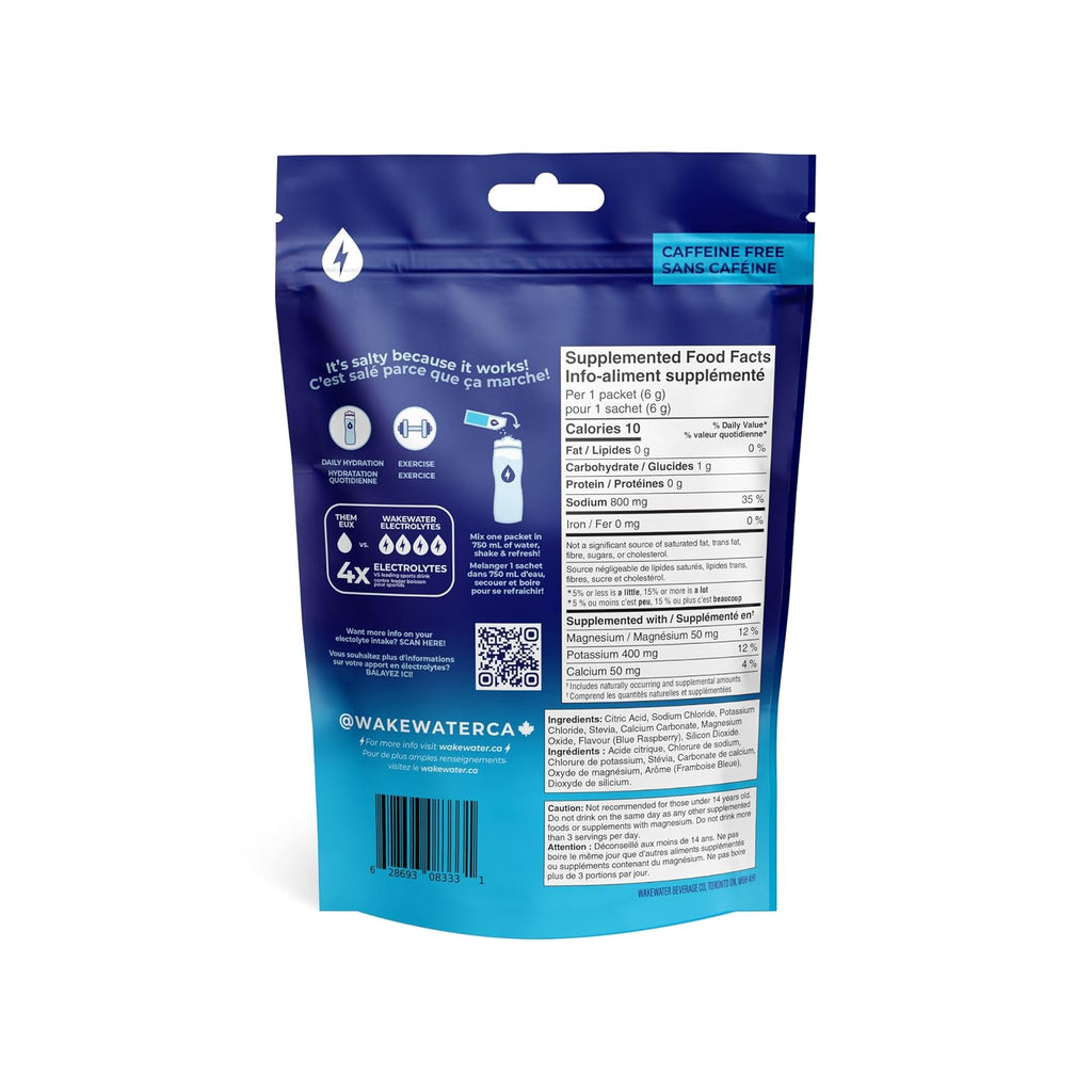Wake Water electrolyte powder benefits