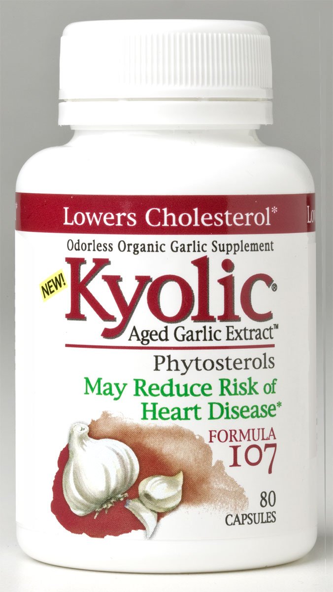 Wakunaga Kyolic garlic supplement capsules