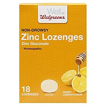 Walgreens zinc lozenges immune support
