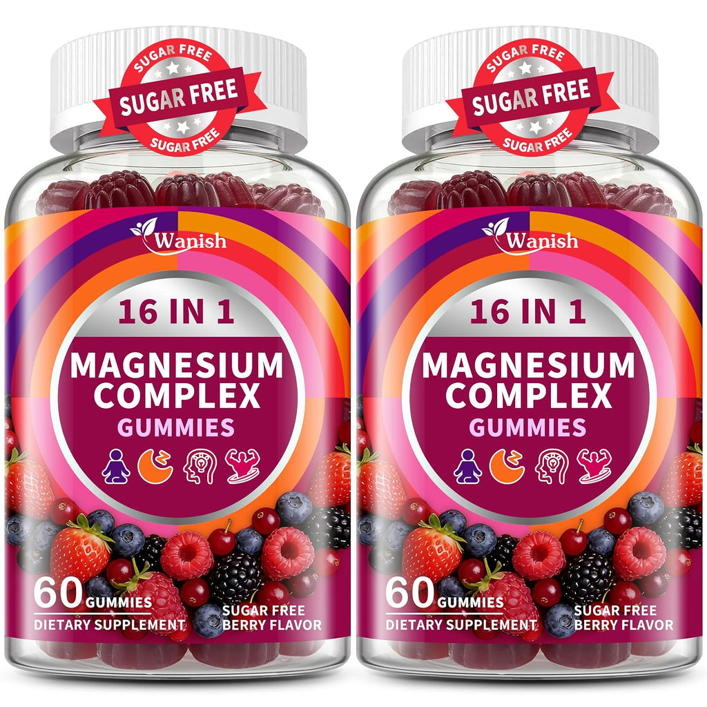Wanish magnesium complex gummies for relaxation
