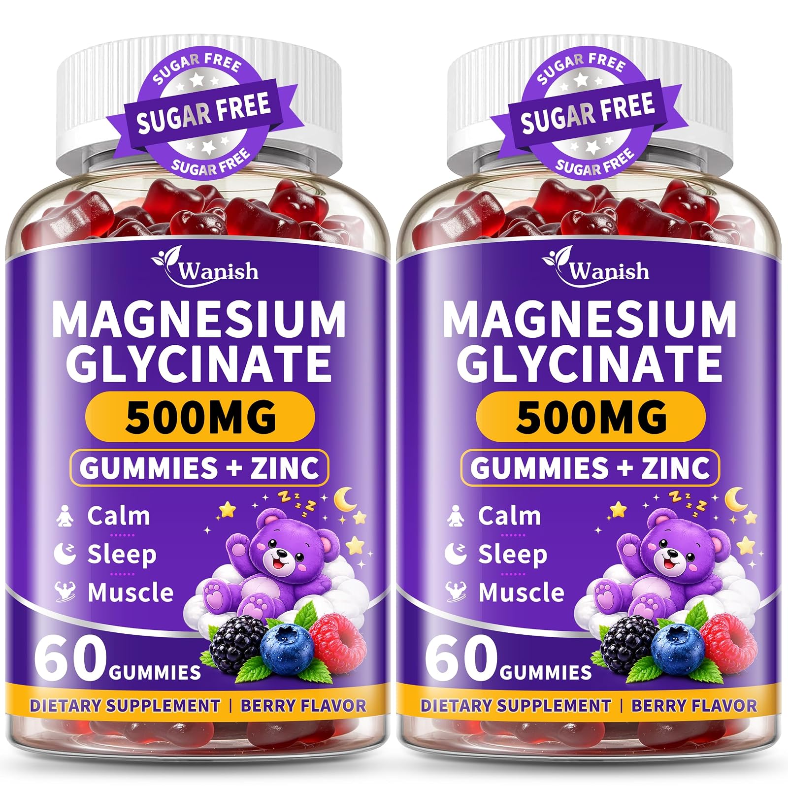Wanish magnesium glycinate gummies benefits