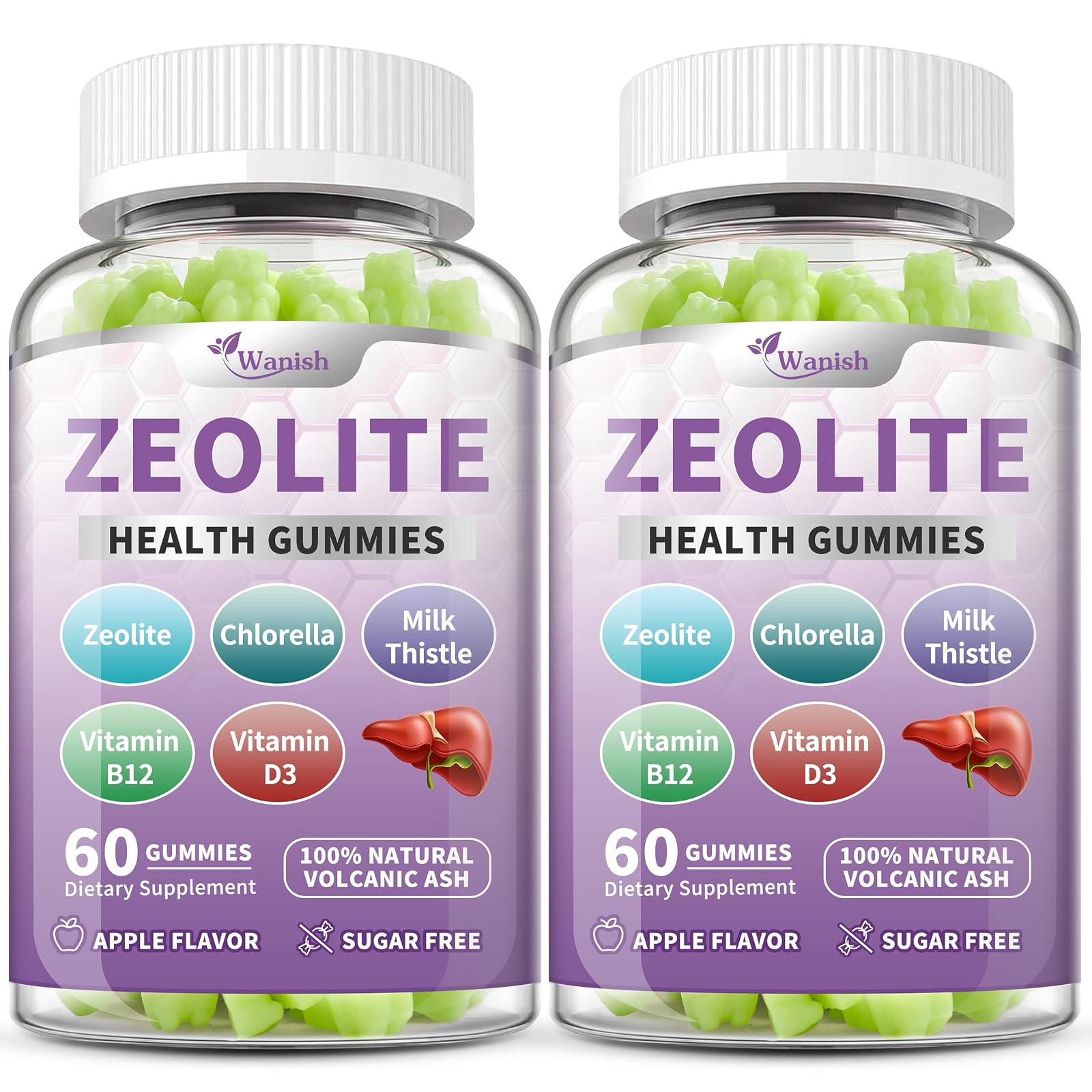 Wanish Zeolite Gummies for multivitamins