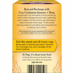 Warm and comforting cardamom tea