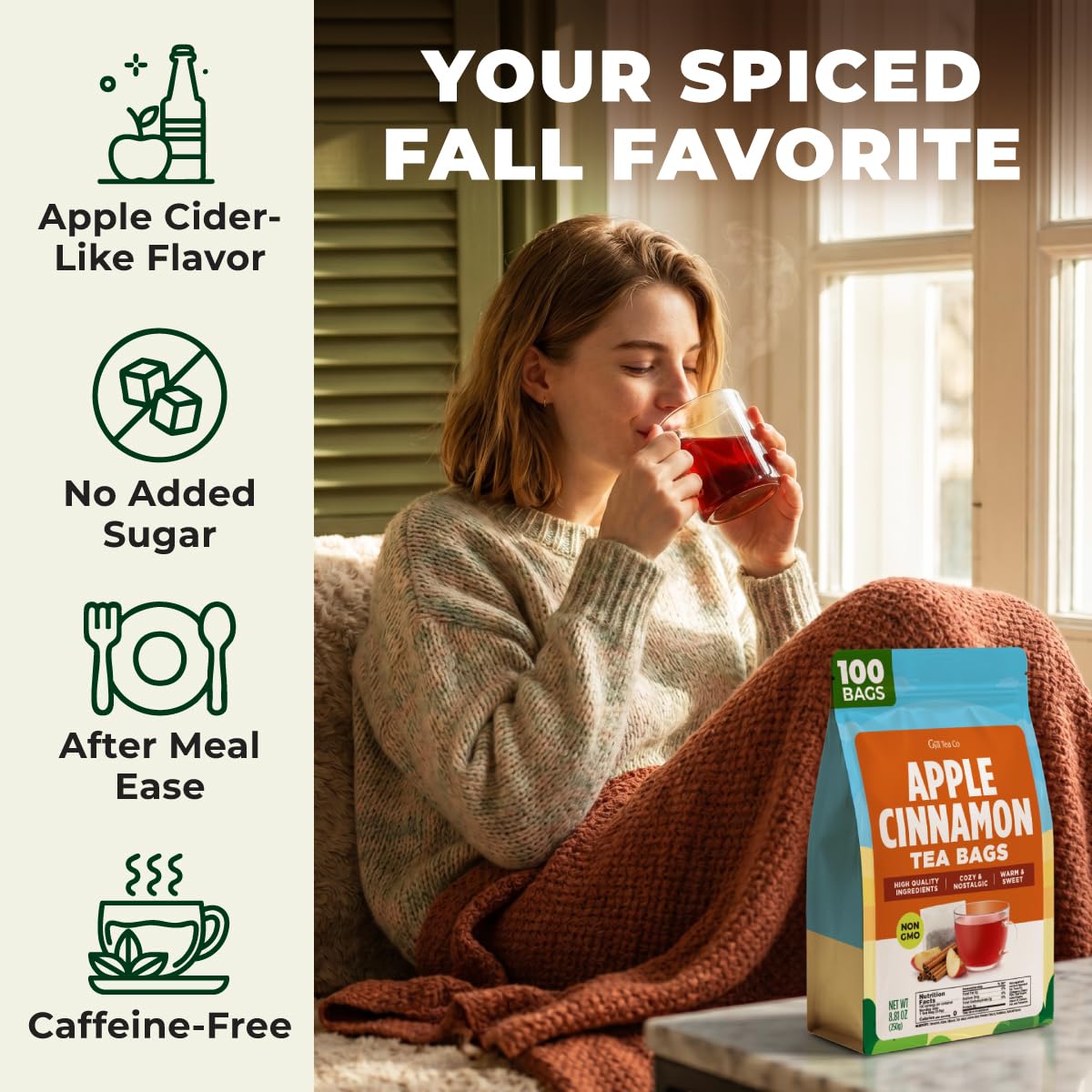Warm and comforting herbal tea