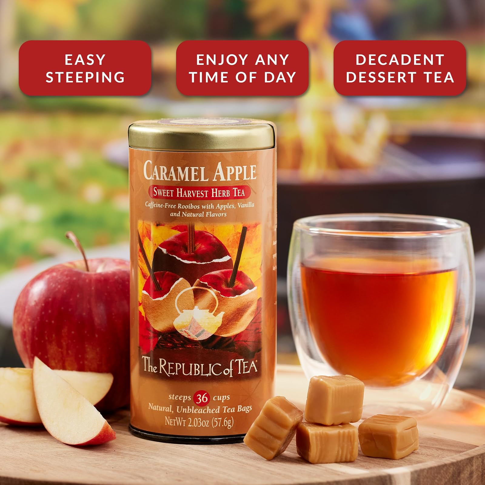 warm and cozy rooibos tea