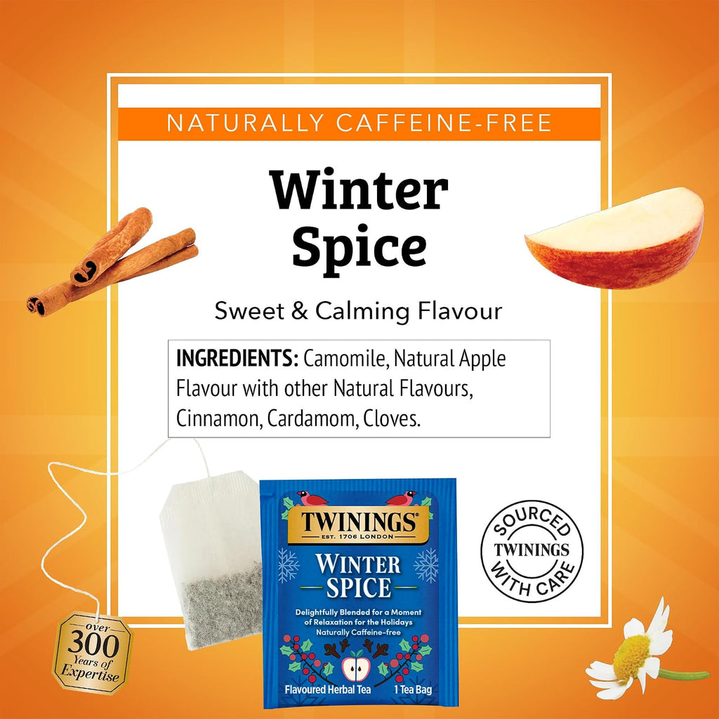 Warm chamomile apple tea for cold nights