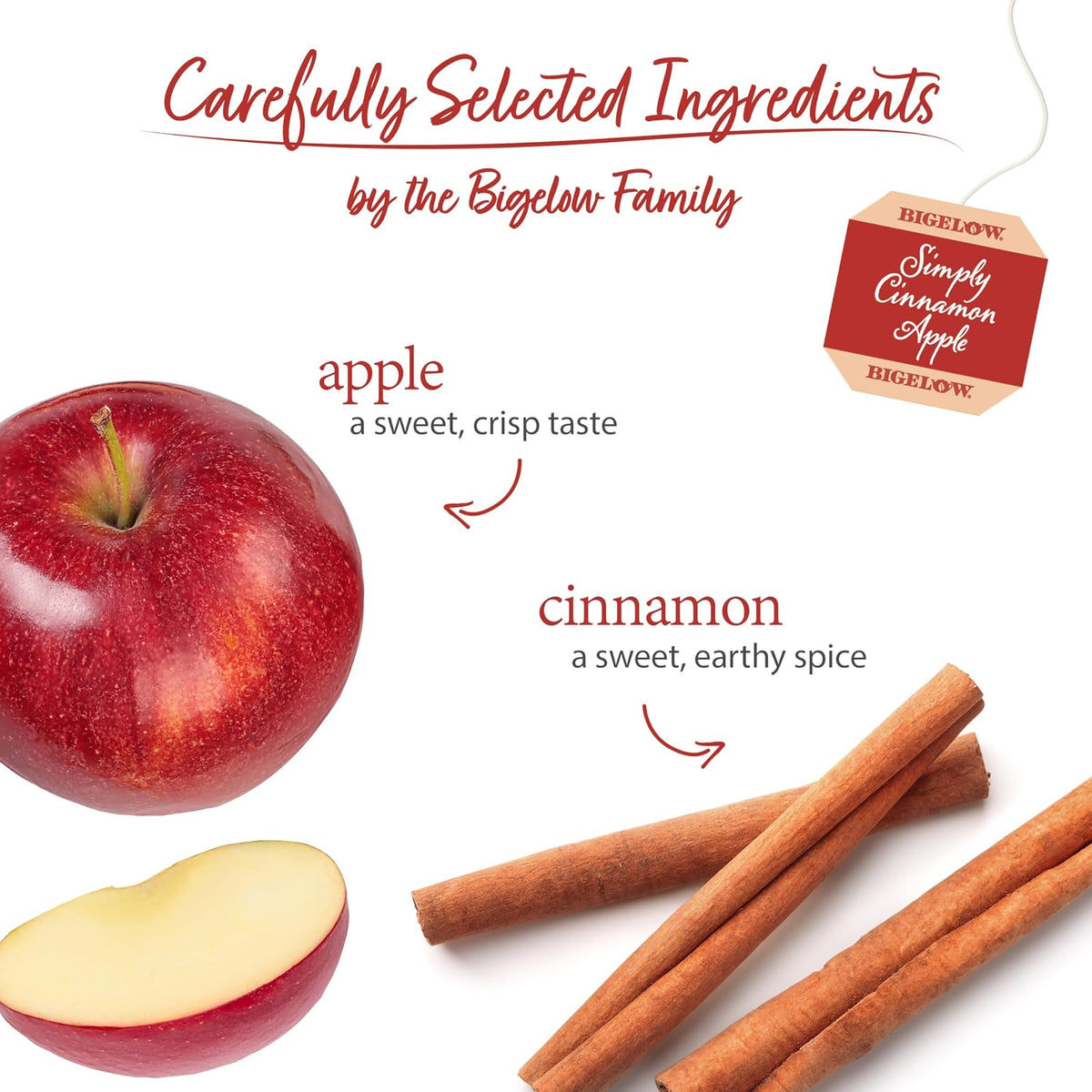 warm cinnamon apple herbal infusion