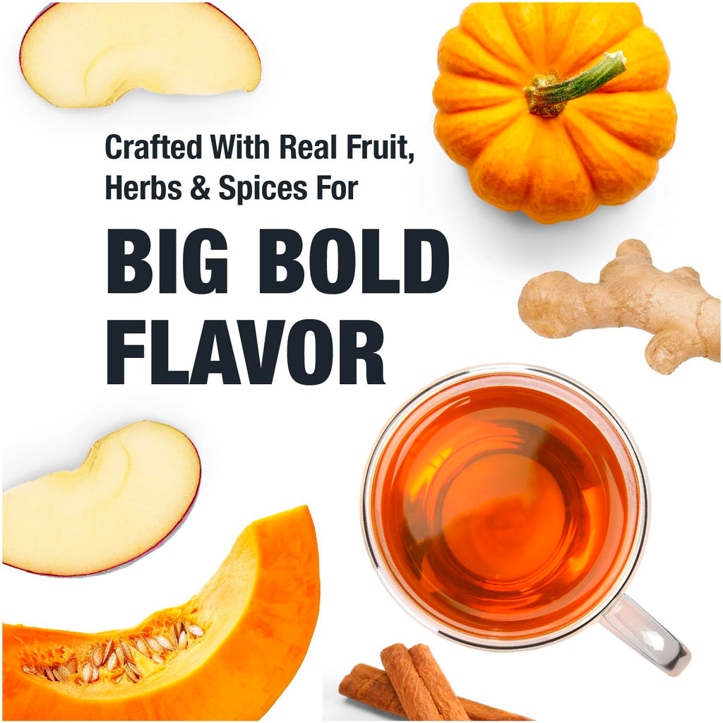 warm pumpkin spice tea experience