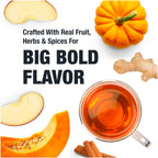 warm pumpkin spice tea experience