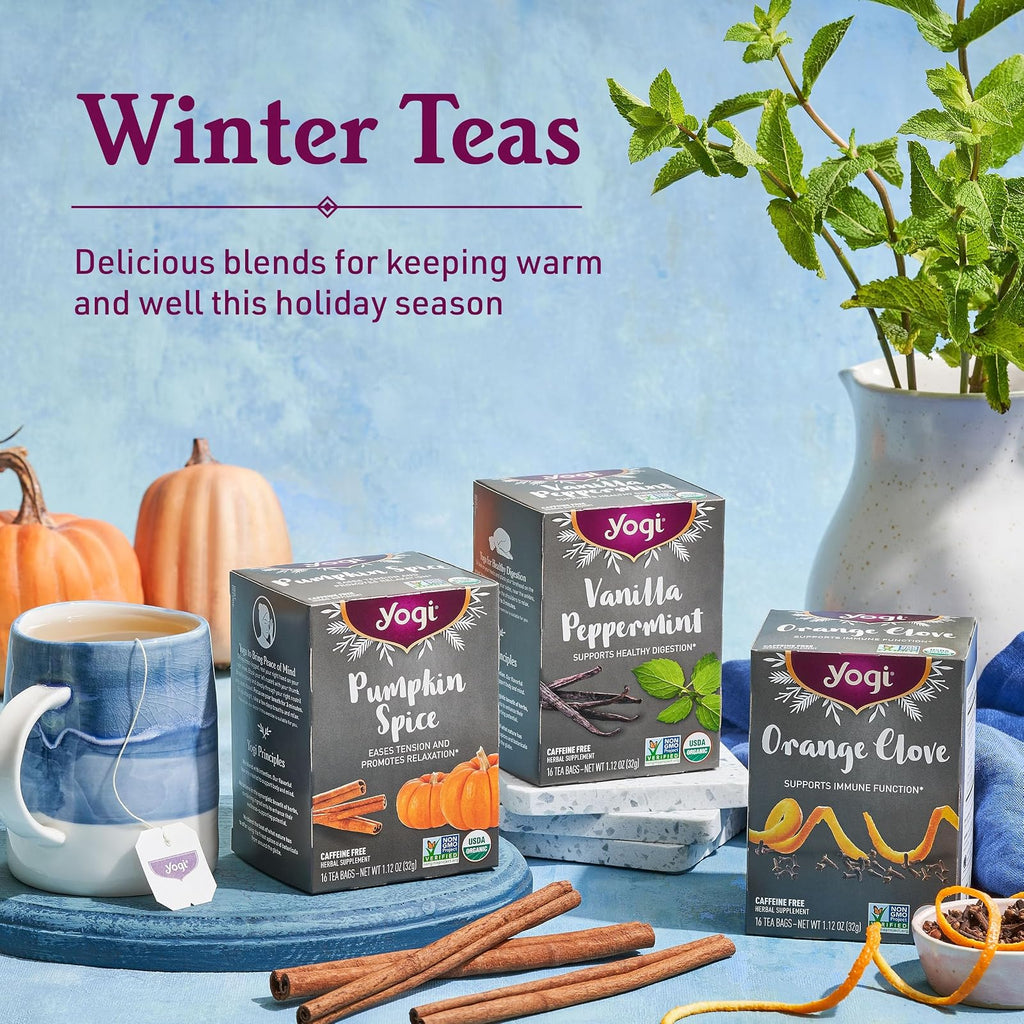 warm pumpkin spice tea for relaxation