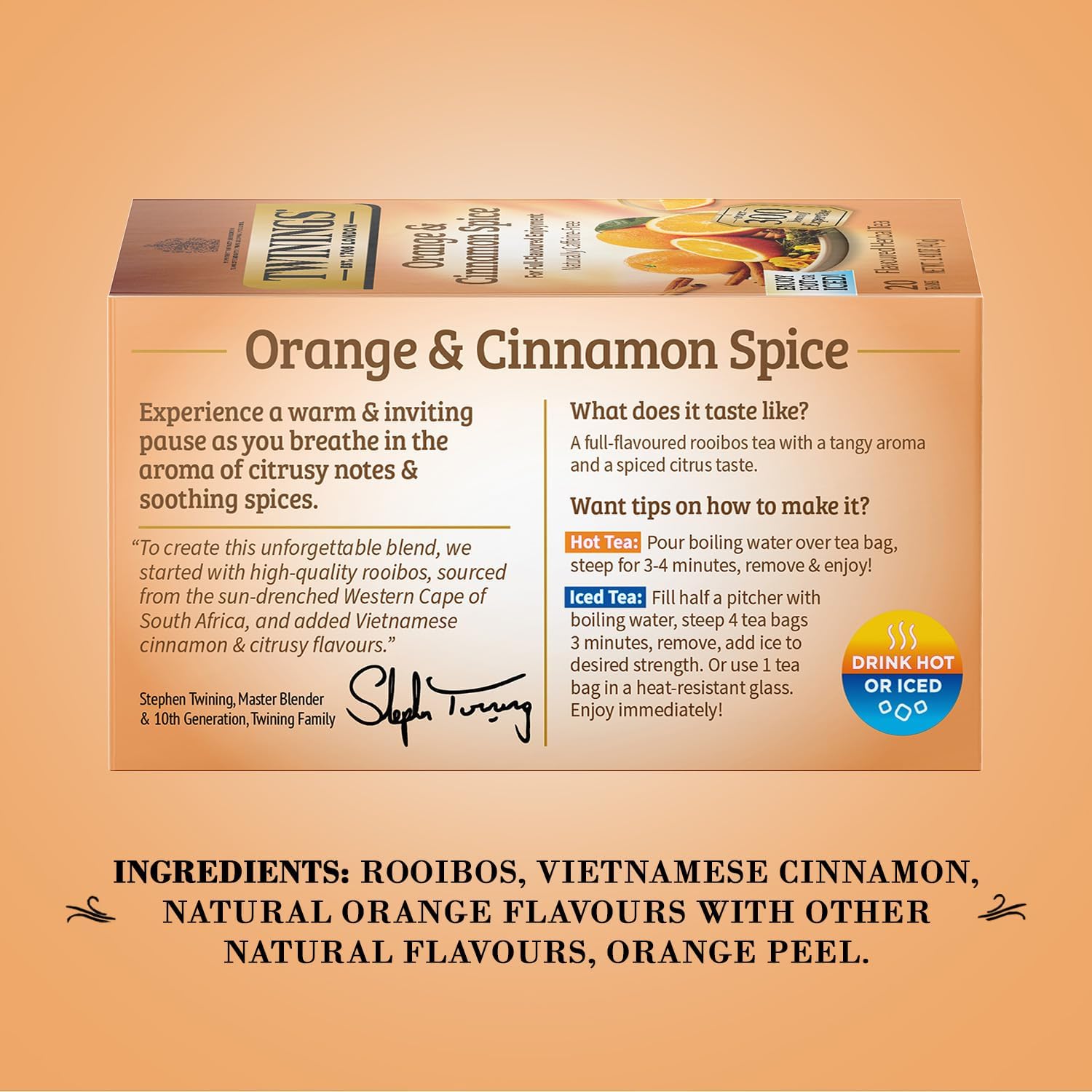 warm soothing cinnamon spice tea