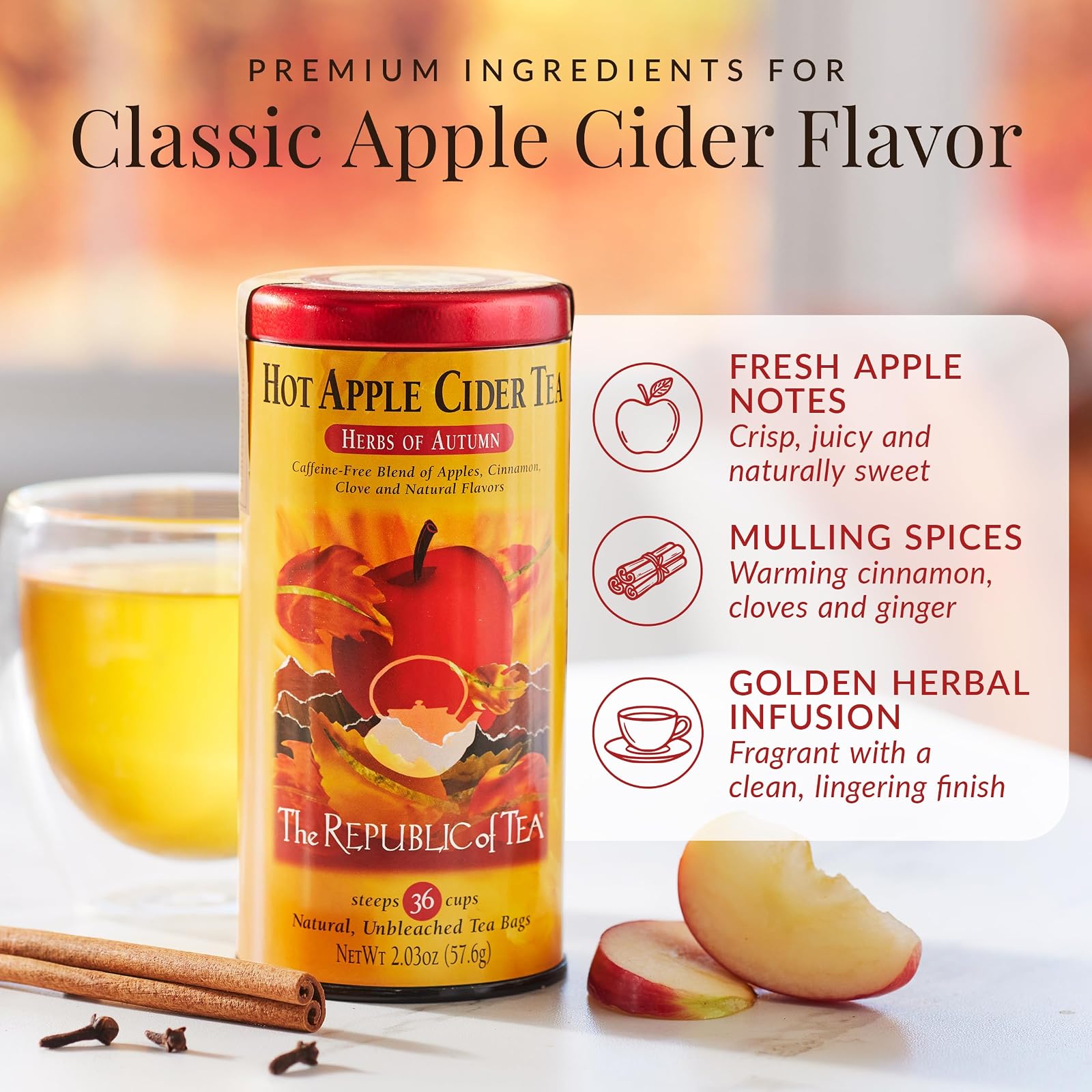 warm soothing herbal tea blend