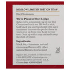 warm up with Bigelow tea