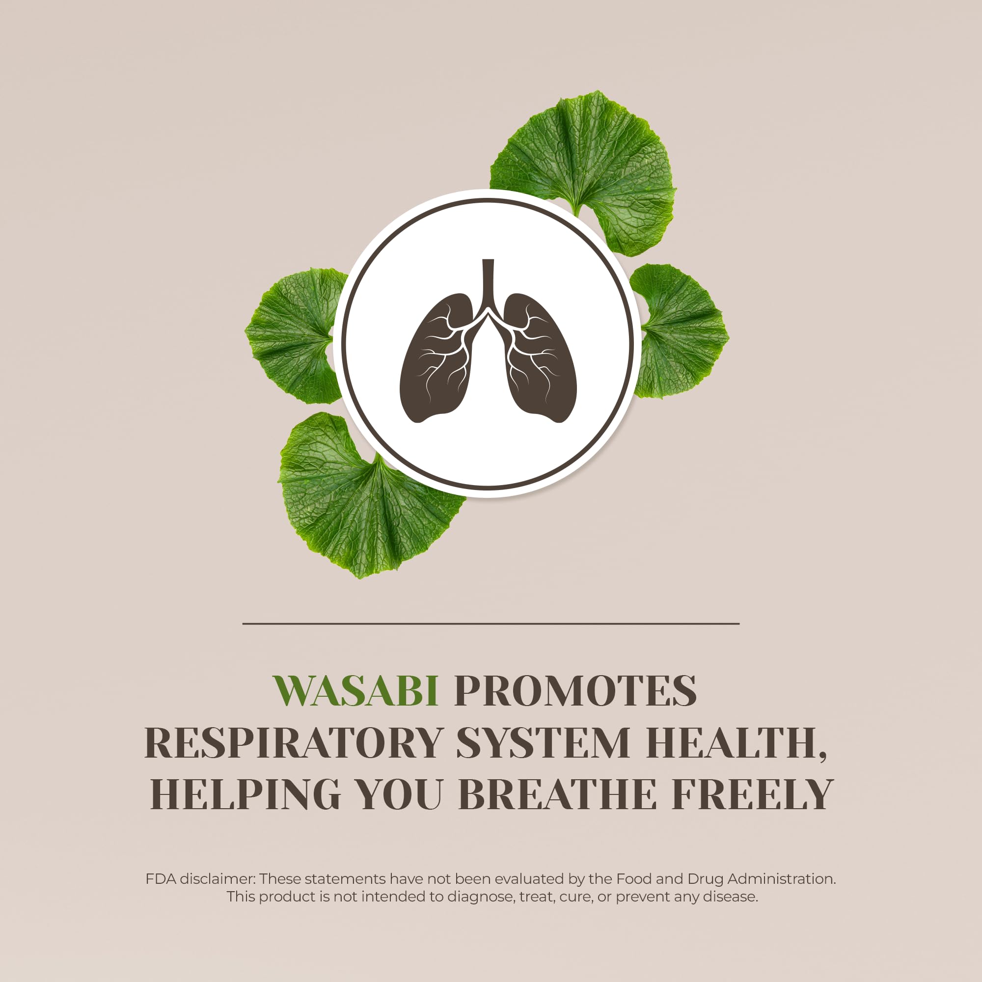wasabi blended supplements for vitality