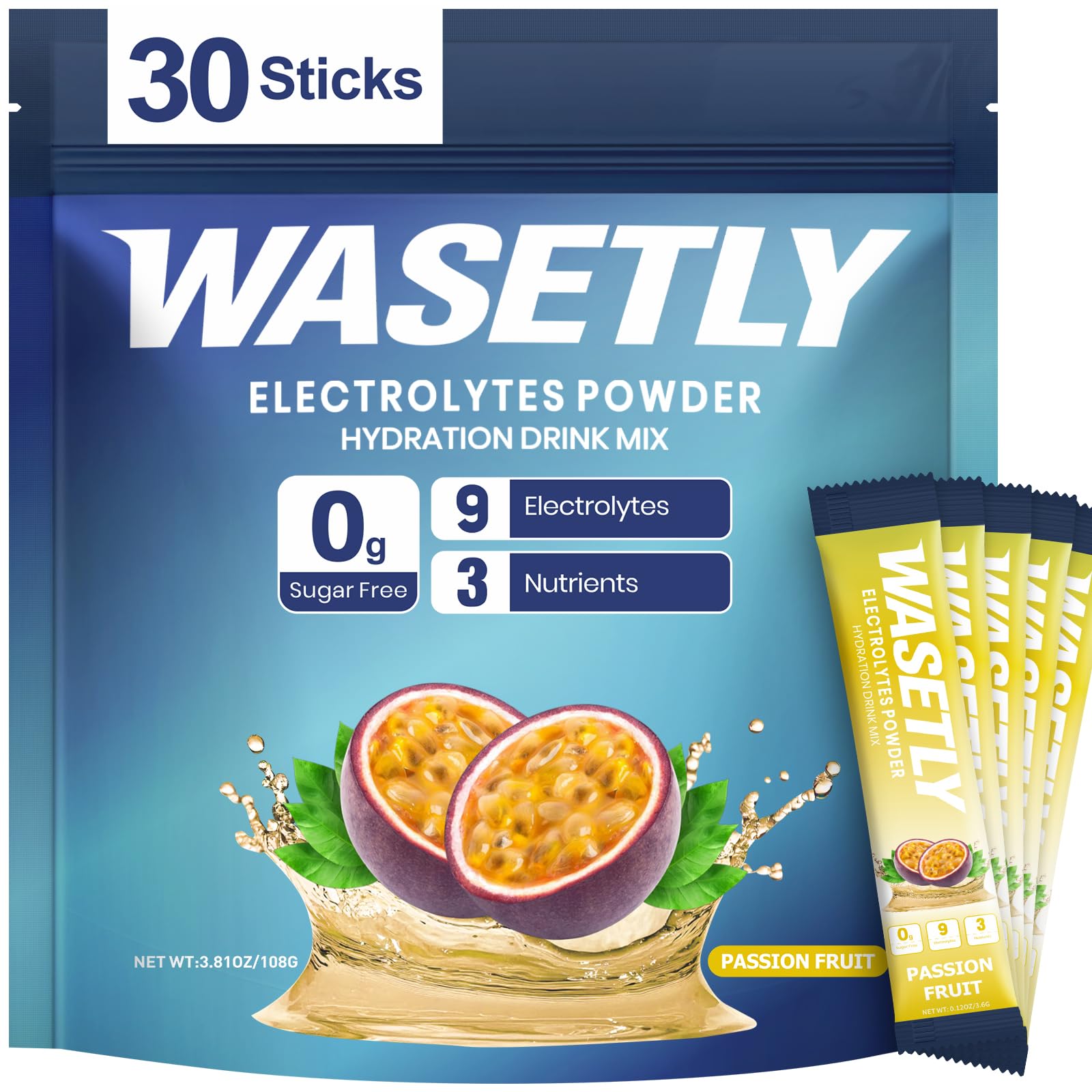WASETLY electrolytes powder for hydration