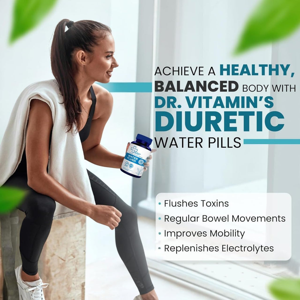 water retention support with diuretic pills