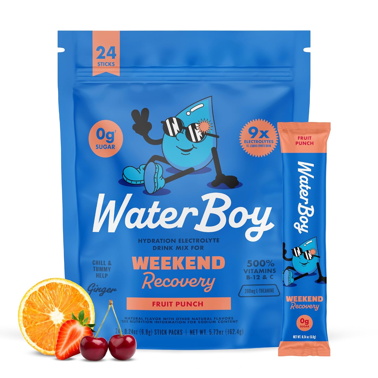 Waterboy electrolyte powder for hydration