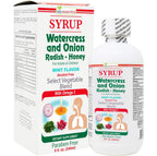 watercress onion radish honey syrup multivitamins
