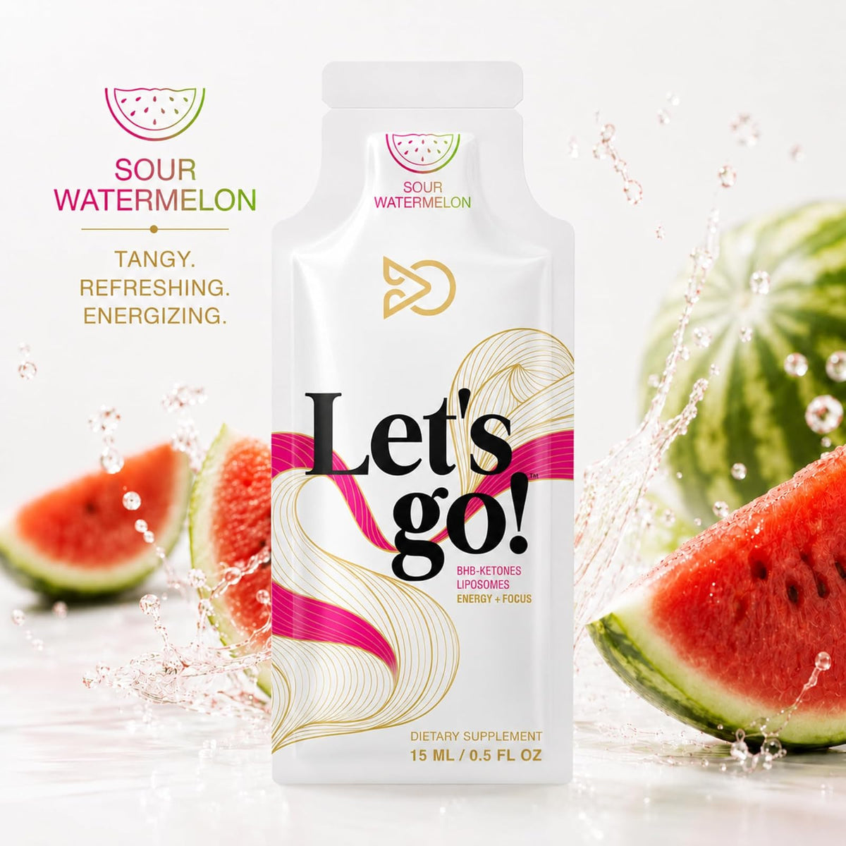 Watermelon BHB gel for quick energy