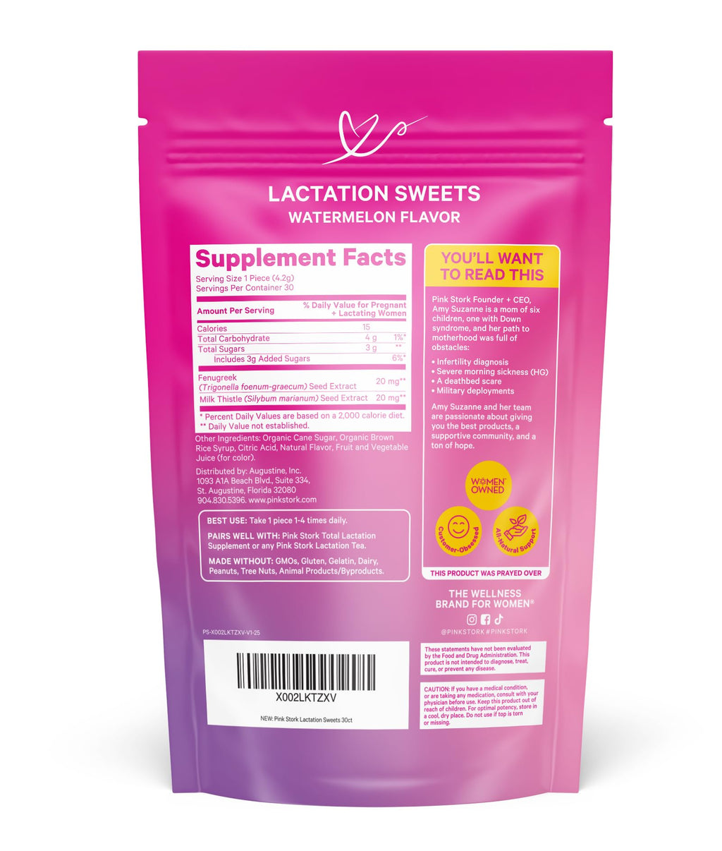 watermelon candy for breastfeeding support