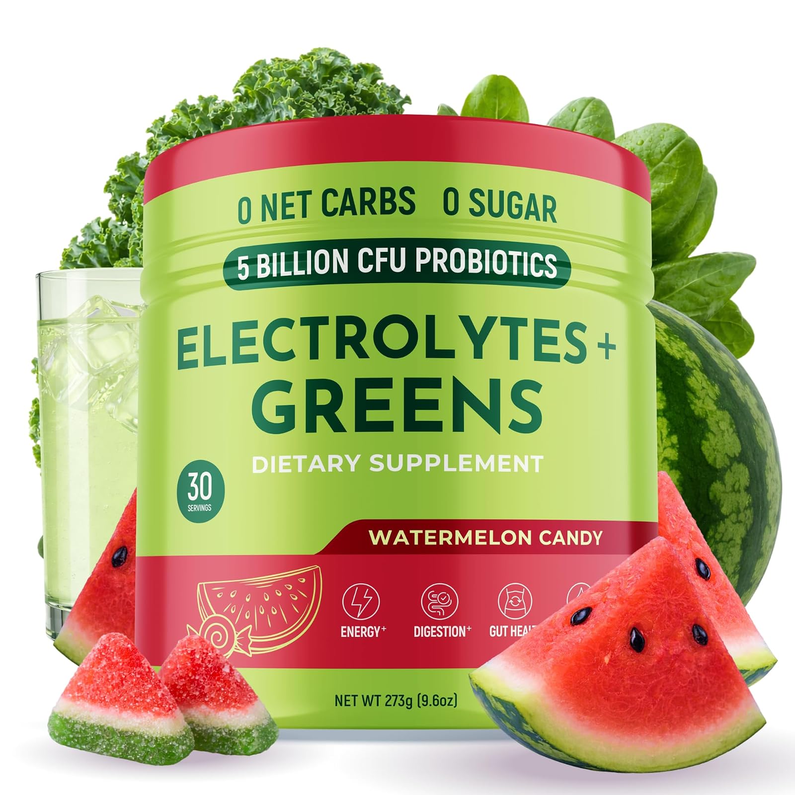 watermelon candy greens powders