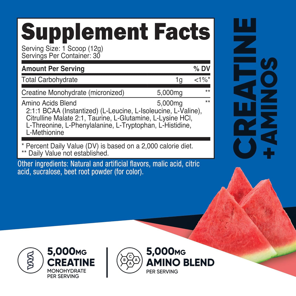 watermelon creatine monohydrate supplement