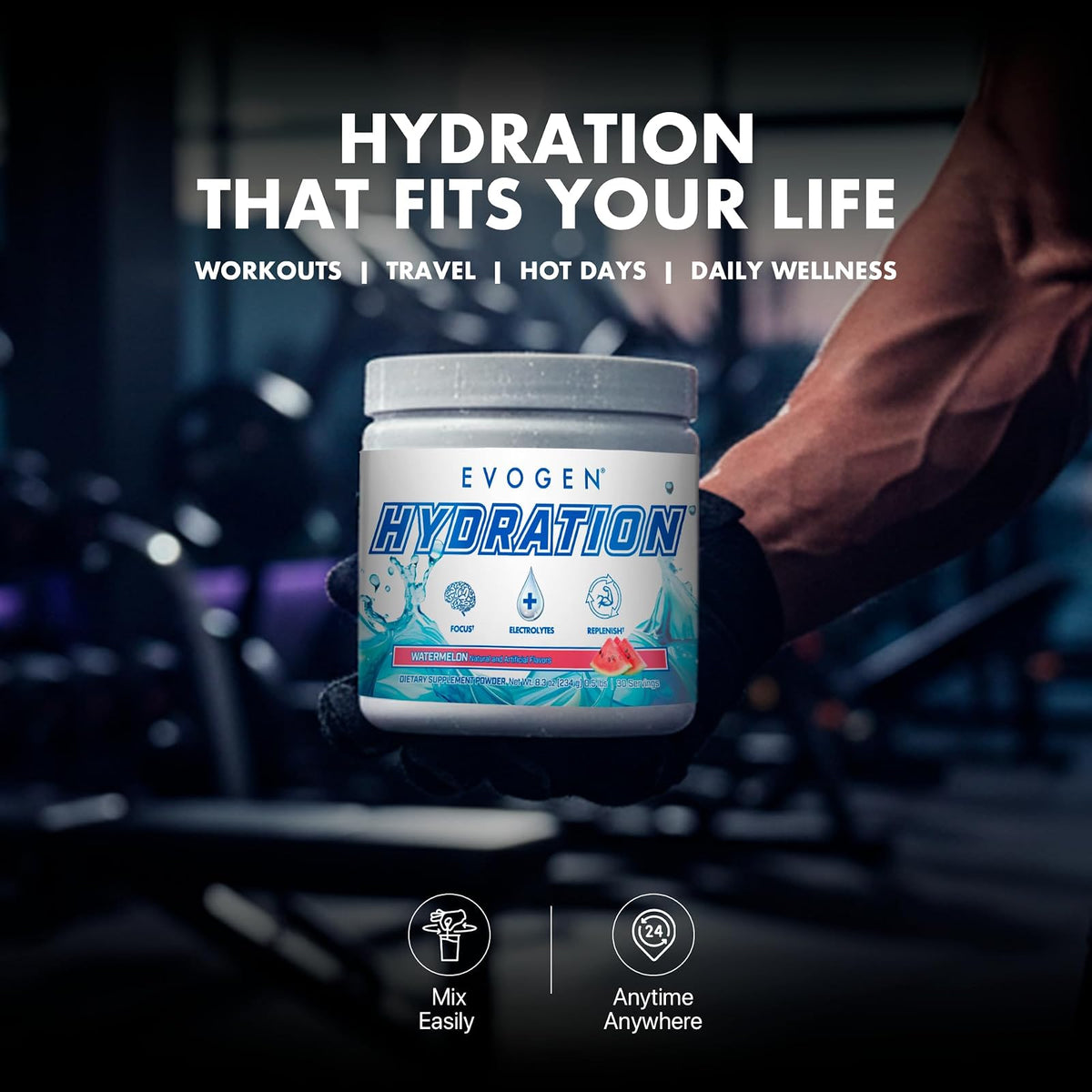watermelon electrolyte blend for hydration