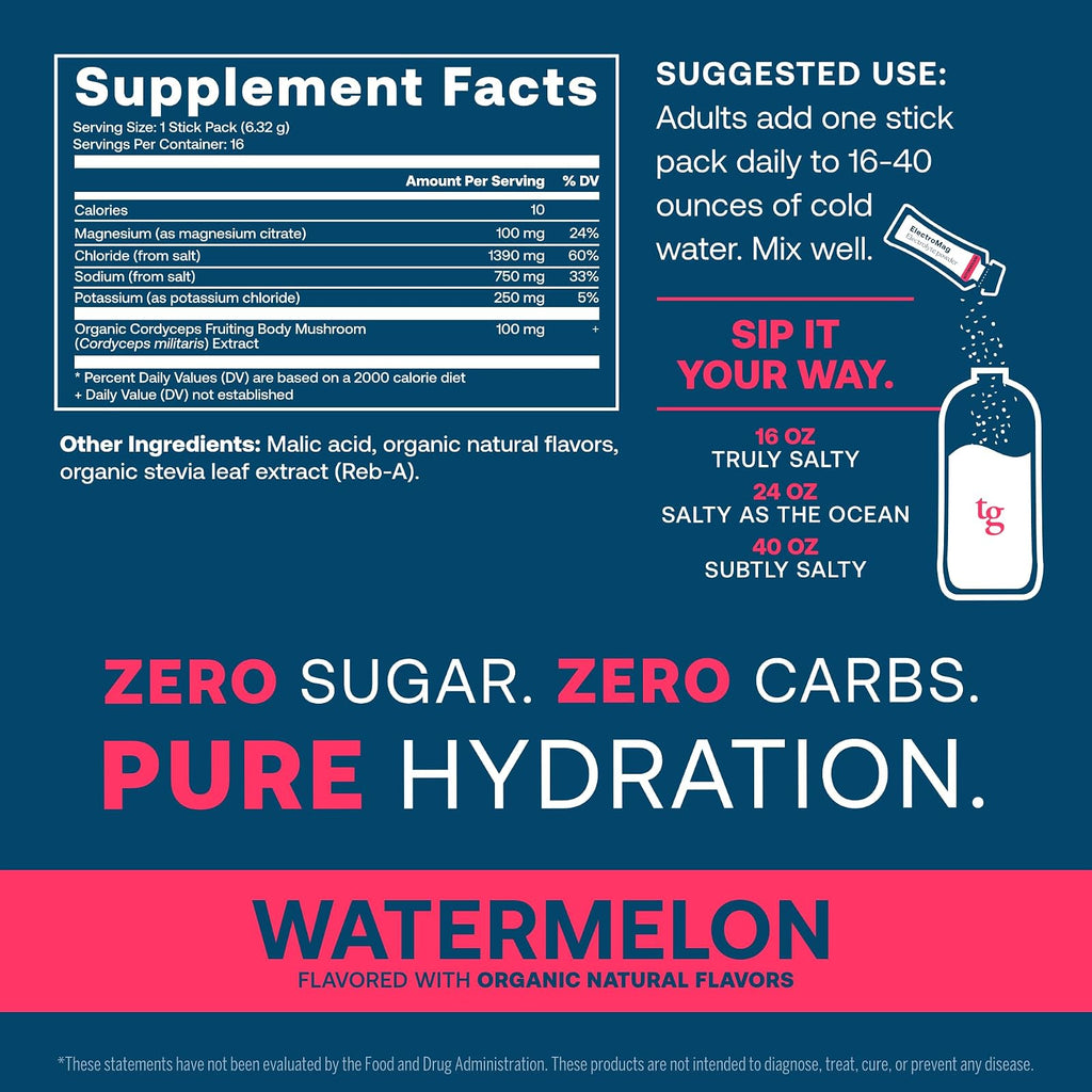 watermelon electrolyte tablets for hydration