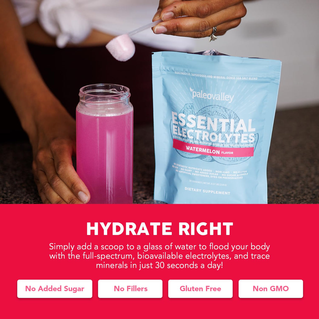 Watermelon essential electrolytes for energy