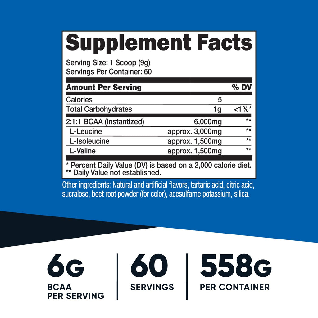 Watermelon flavour BCAA amino acids