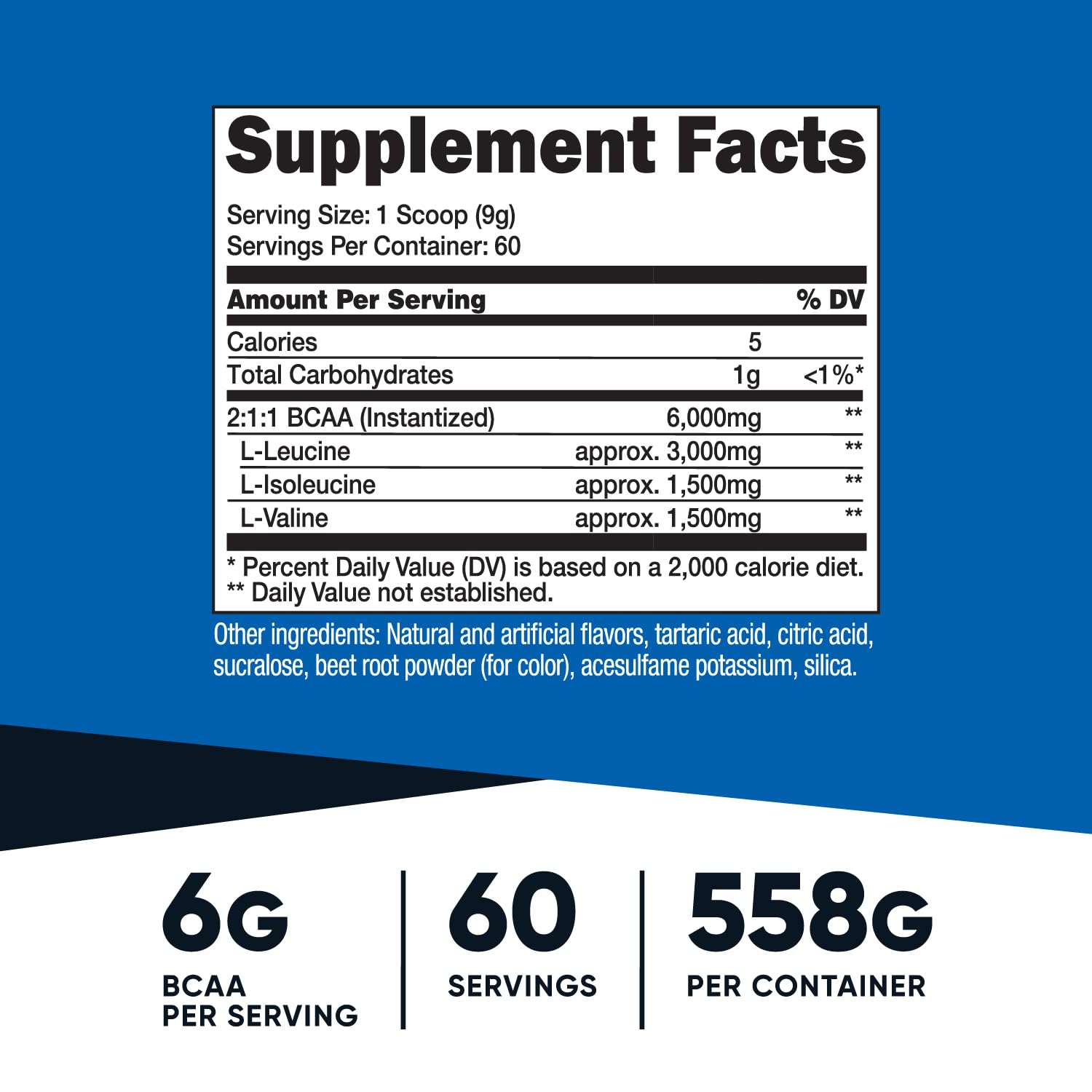 Watermelon flavour BCAA amino acids