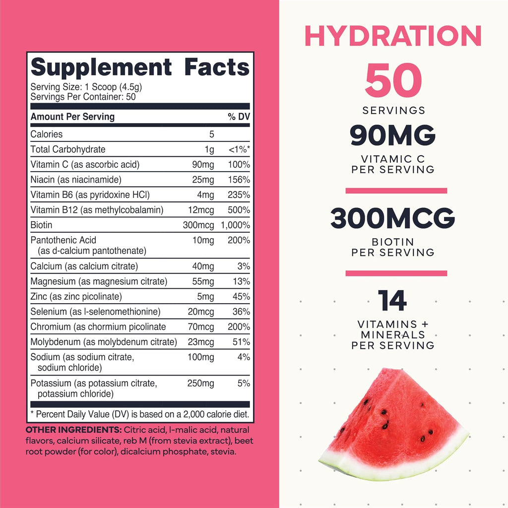 watermelon flavour electrolyte mix