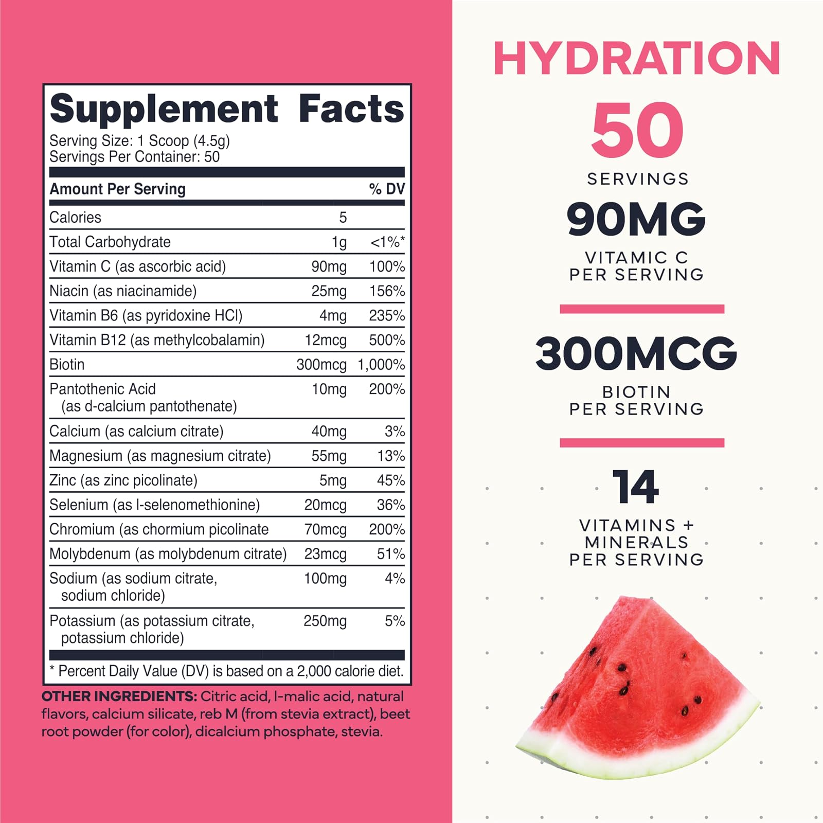 watermelon flavour electrolyte mix