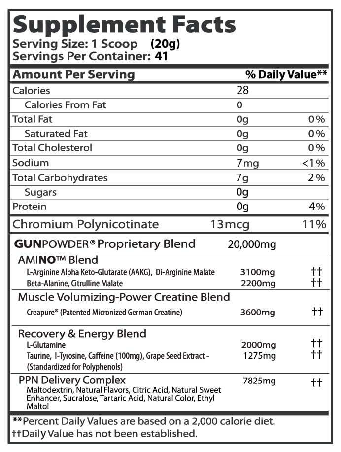 watermelon flavour pre-workout supplement